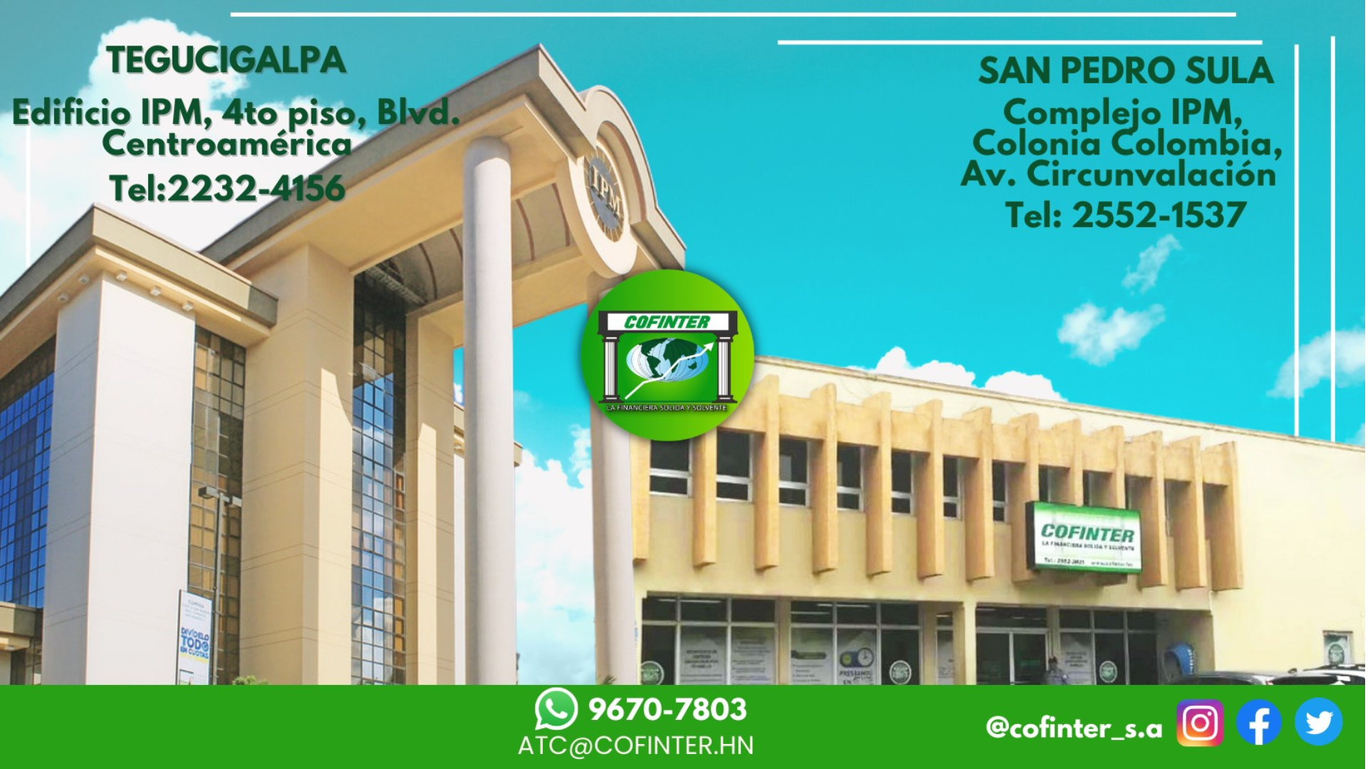 Productos Financieros y Soluciones de Crédito con COFINTER en Honduras ...